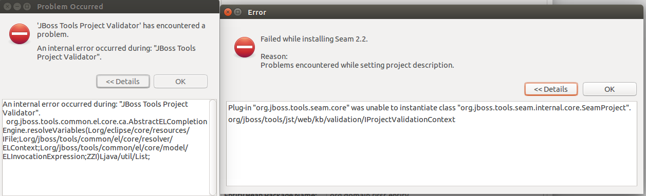 Facing issue while creating a seam project| JBoss.org Content Archive (Read Only)